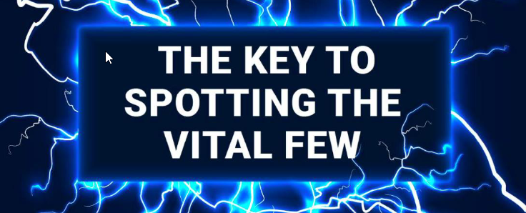 The Key to Spotting the Vital Few - ProsperityPub